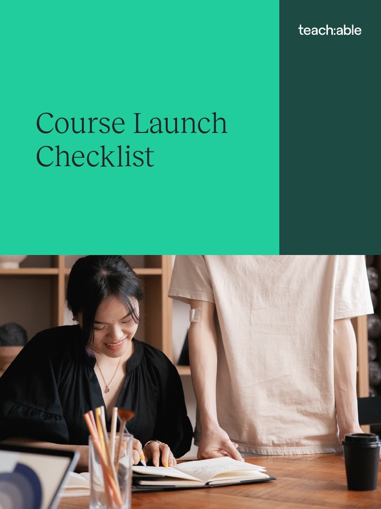 Course Launch Checklist | PDF | Communication | Computing