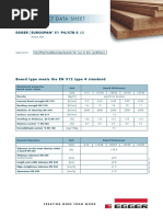 MDF Technical Data Sheet Overview | PDF | Materials Science | Building ...