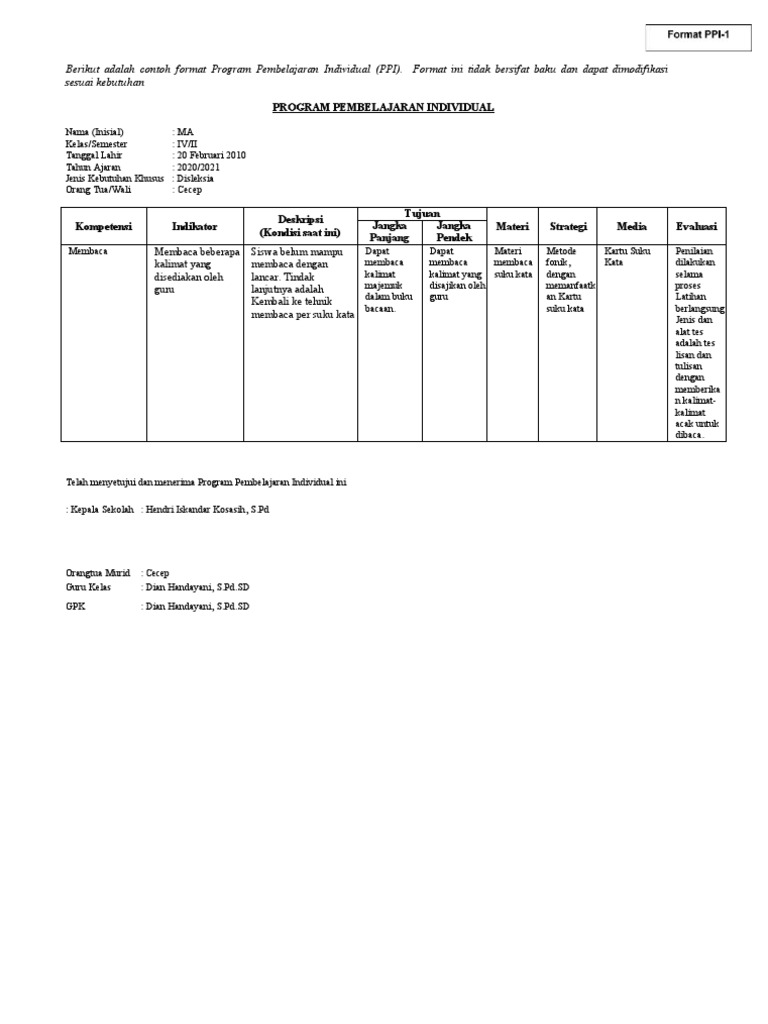 Penugasan-PPI Disleksia | PDF
