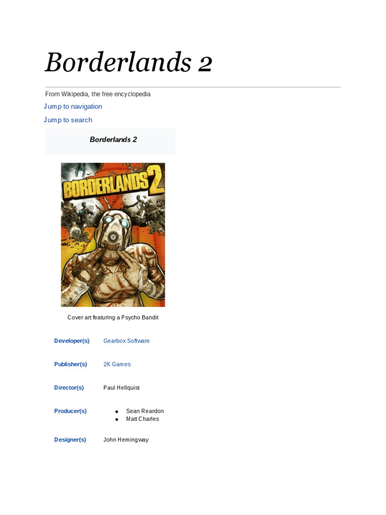 Borderlands 2 | PDF | Games & Activities