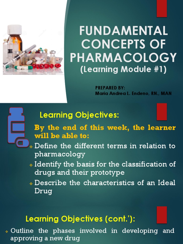 Pharma - Fundamental Concepts of Pharmacology 1 | PDF | Pharmacology ...