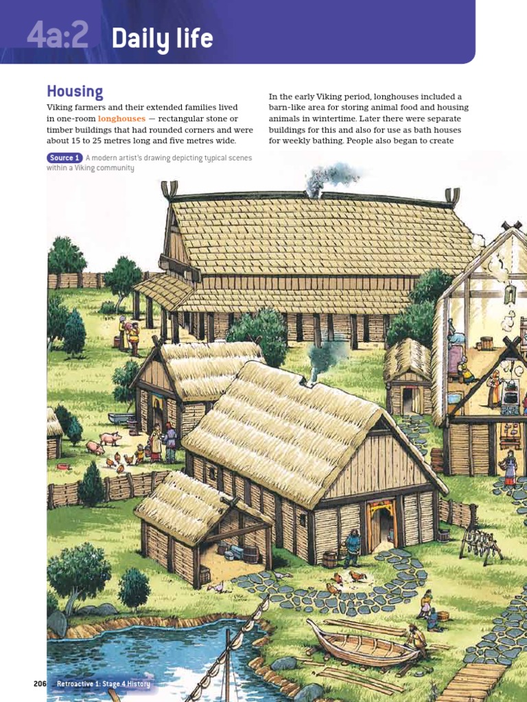 Viking Daily Life and Longhouse Facts | PDF | Vikings