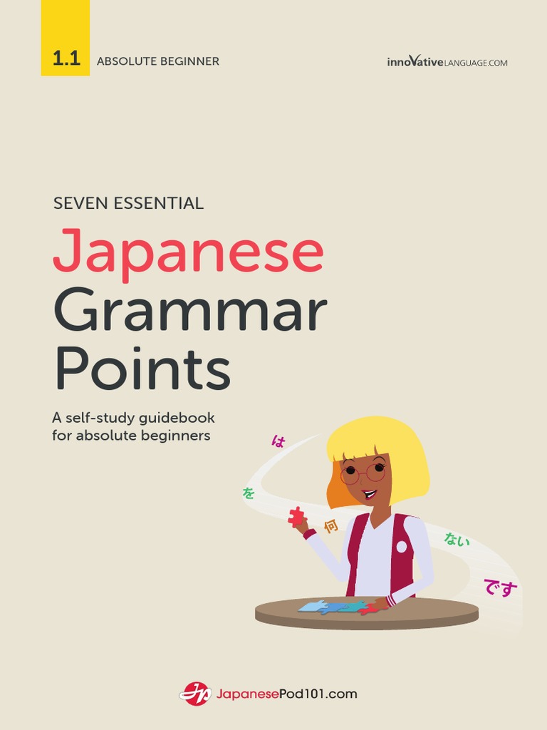 Grammar Points Japanese 1 1 | PDF | Japanese Language | Cognition