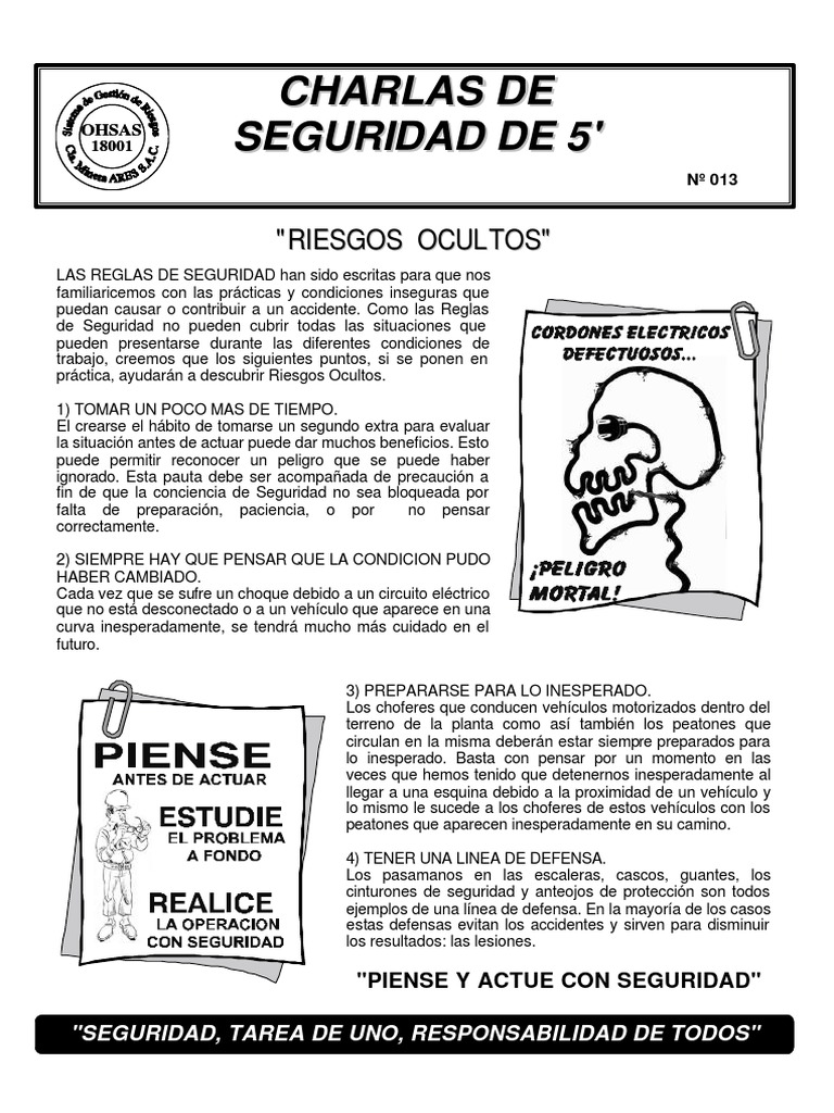 Riesgos Ocultos en Seguridad Laboral | PDF | Tecnología