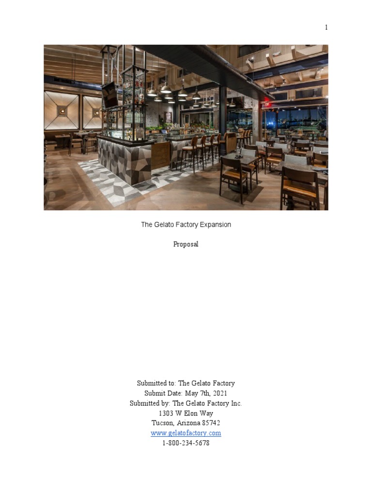 Executive Summary | PDF | Restaurants | Ice Cream