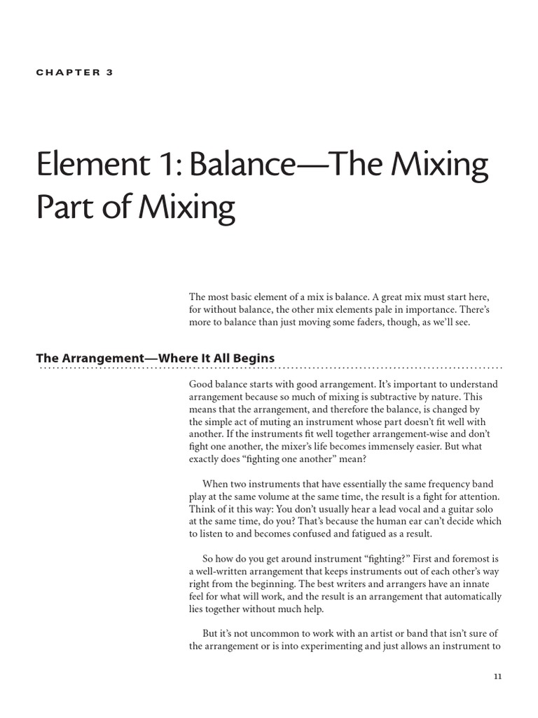 The-Mixing-Engineers-Handbook-2nd Chaper 3 | PDF | Elements Of Music ...