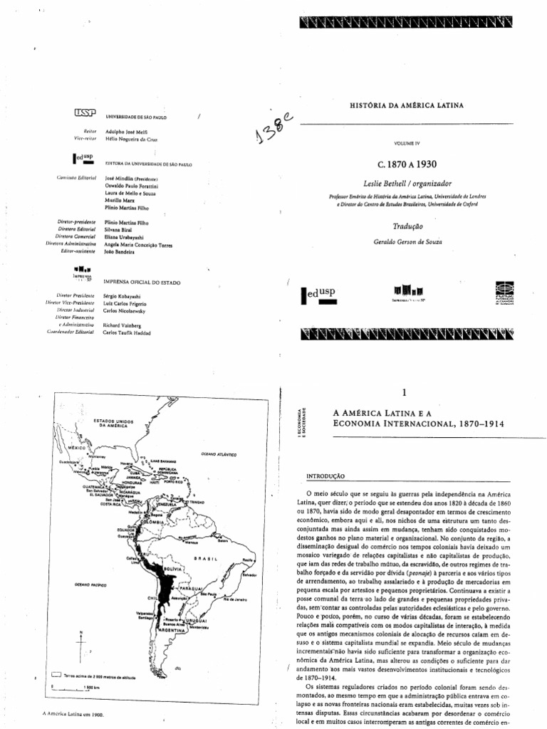 GLADE, W. - America Latina e A Economia Internacional, 1870-1914 | PDF