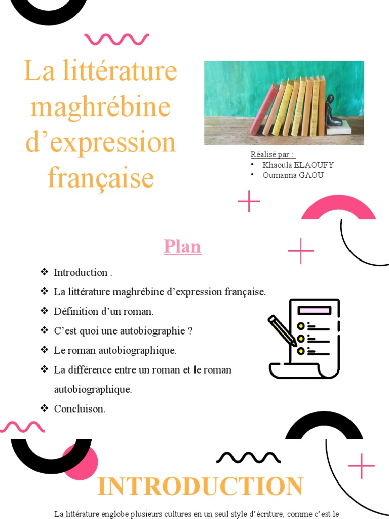La littérature maghrébine et le roman autobiographique | PDF ...