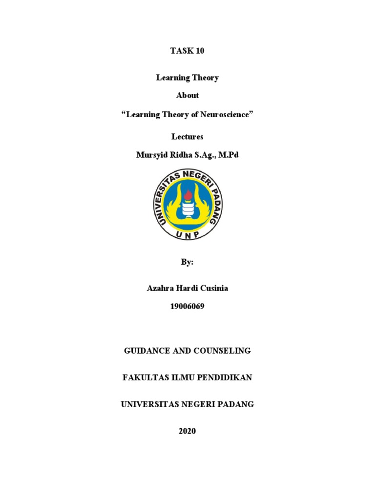 Learning Theory of Neuroscience | PDF | Brain | Neuron