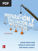 Preparación y Evaluación de Proyectos, 6ta Edición - Nassir Sapag Chain | PDF