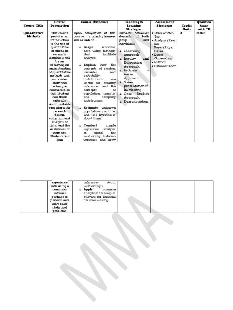 Quantitative Methods | PDF | Statistics | Scientific Method