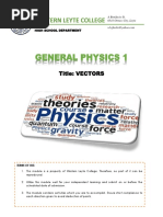 GeneralPhysics1 12 Q1 Mod2 Vectors Version1-1 | PDF | Euclidean Vector | Force