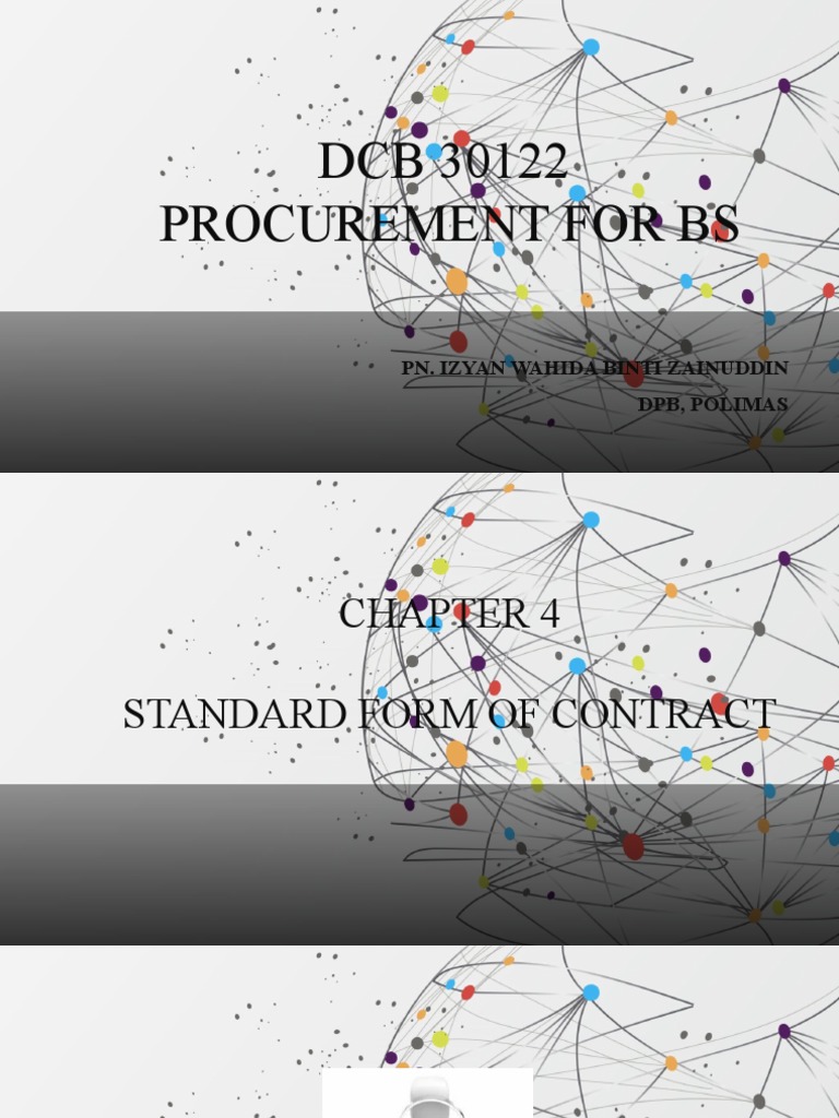 DCB 30122 Procurement For BS: Pn. Izyan Wahida Binti Zainuddin DPB ...