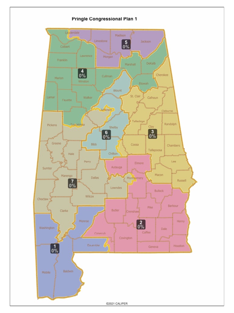 Alabama's New Congressional Districts | PDF