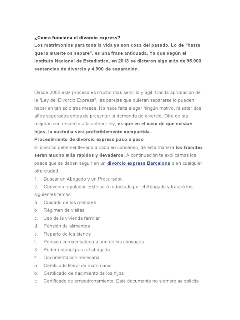 Guía del Divorcio Express | PDF | Divorcio | Matrimonio