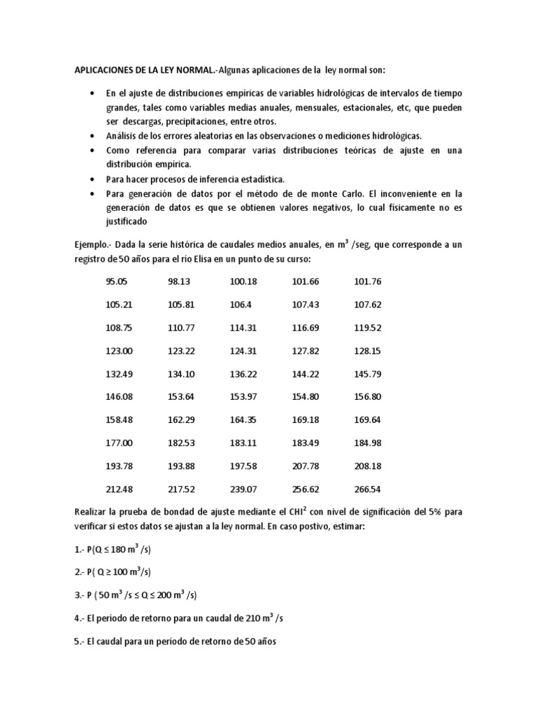 Aplicac. Ley Normal | PDF | Matemáticas Aplicadas | Método científico
