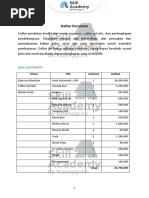 Contoh Template RAB (Rencana Anggaran Biaya) Untuk Sebuah Restoran | PDF