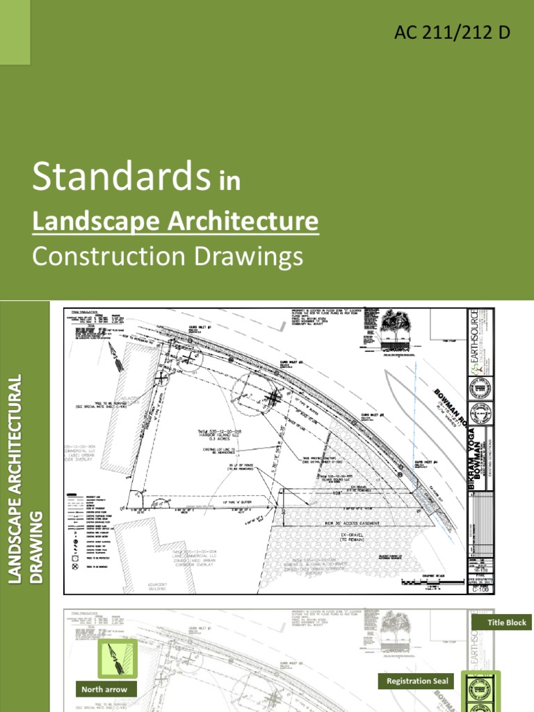 Standards in Landscape Architecture Drawings | PDF