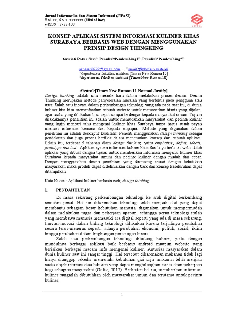 Jurnal Design Thinking | PDF