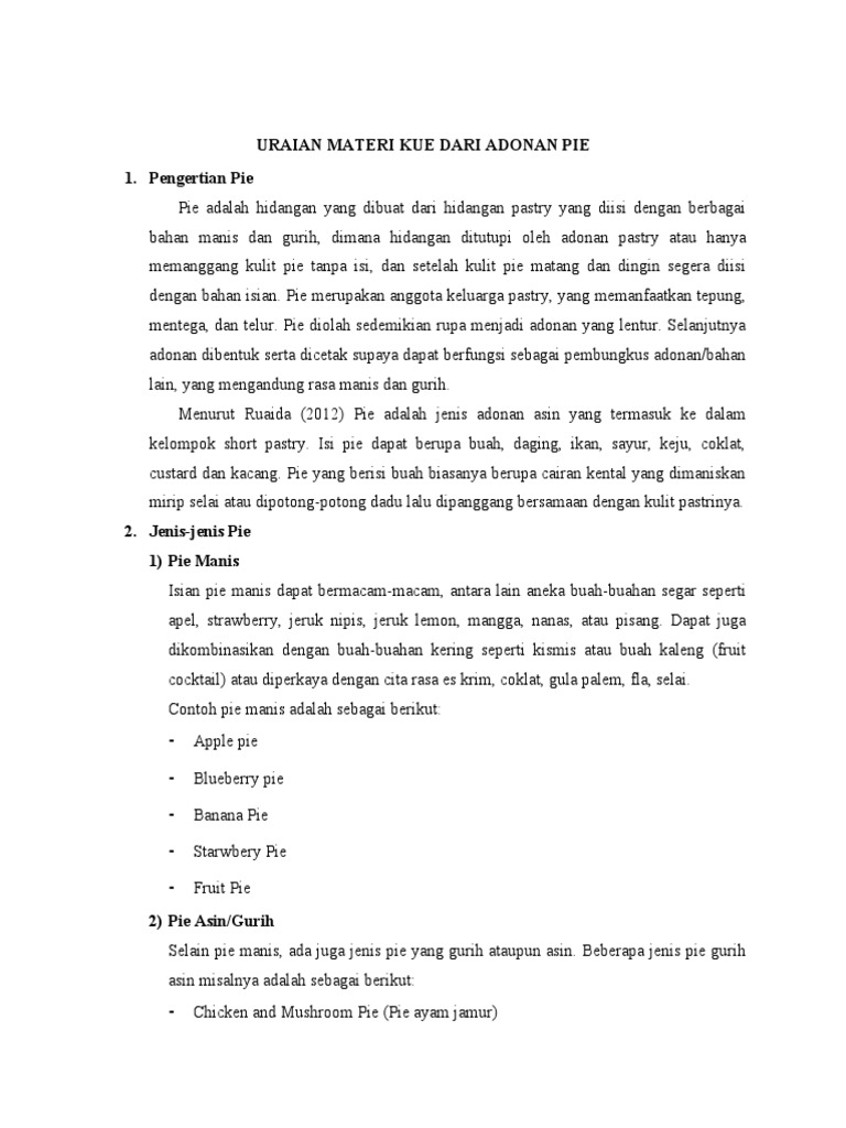 Bahan Ajar Pie | PDF