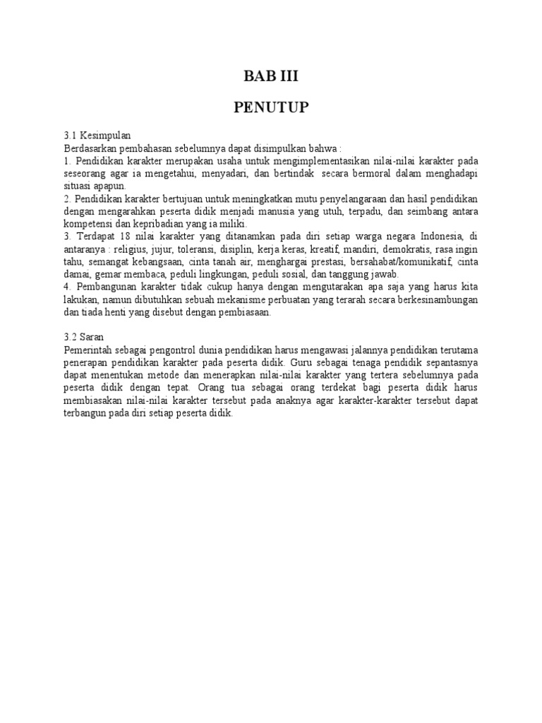 Contoh Bab 3 Makalah | PDF