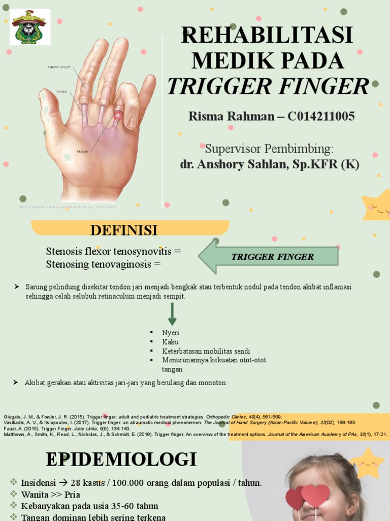 Rehabilitasi Medik pada Trigger Finger | PDF