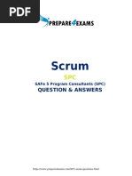 SAFe POPM Exam Sample Questions | PDF | Scrum (Software Development ...