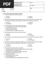 Soal Pas Pjok Kelas 4 Semester 2 Kurikulum Merdeka | PDF | Olahraga & Rekreasi
