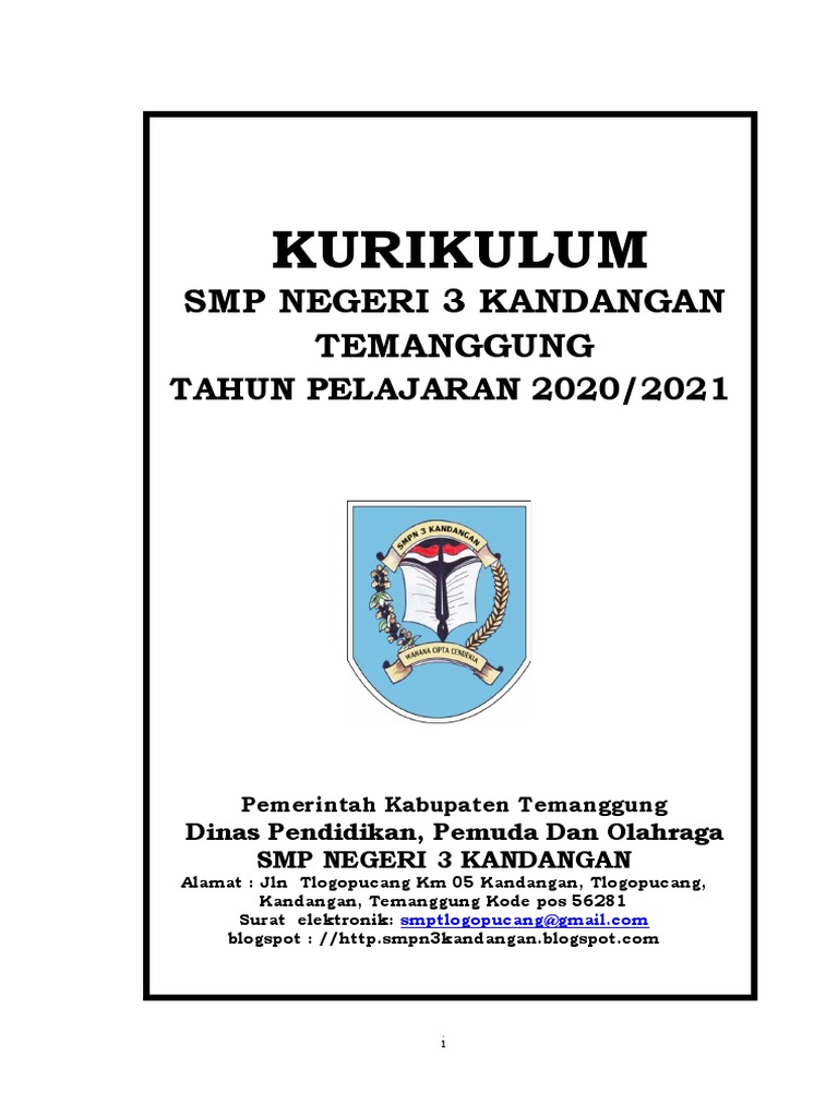 Cover KTSP 2021 | PDF