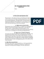 Deputy Principal Job Description | PDF | Teachers | Teaching
