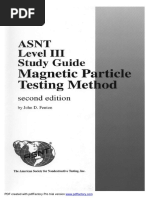 Asnt Level III Basic Study Guide | PDF