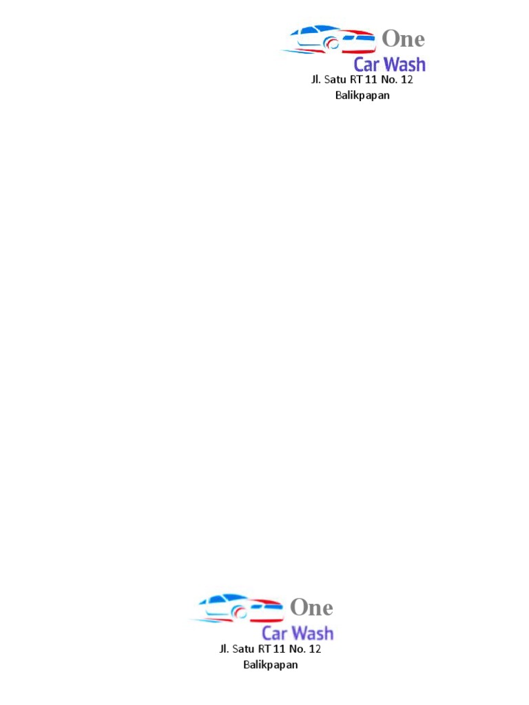 Nota Cuci Mobil | PDF