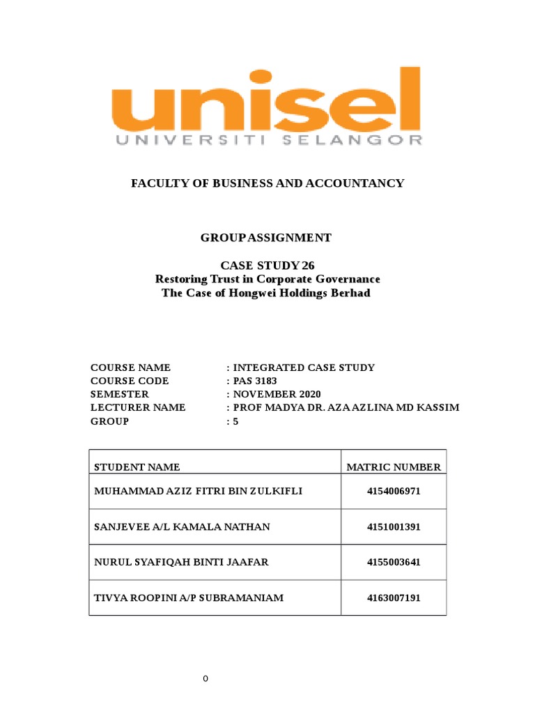 Case Study 26 Finalized 1 | PDF | Audit | Going Concern