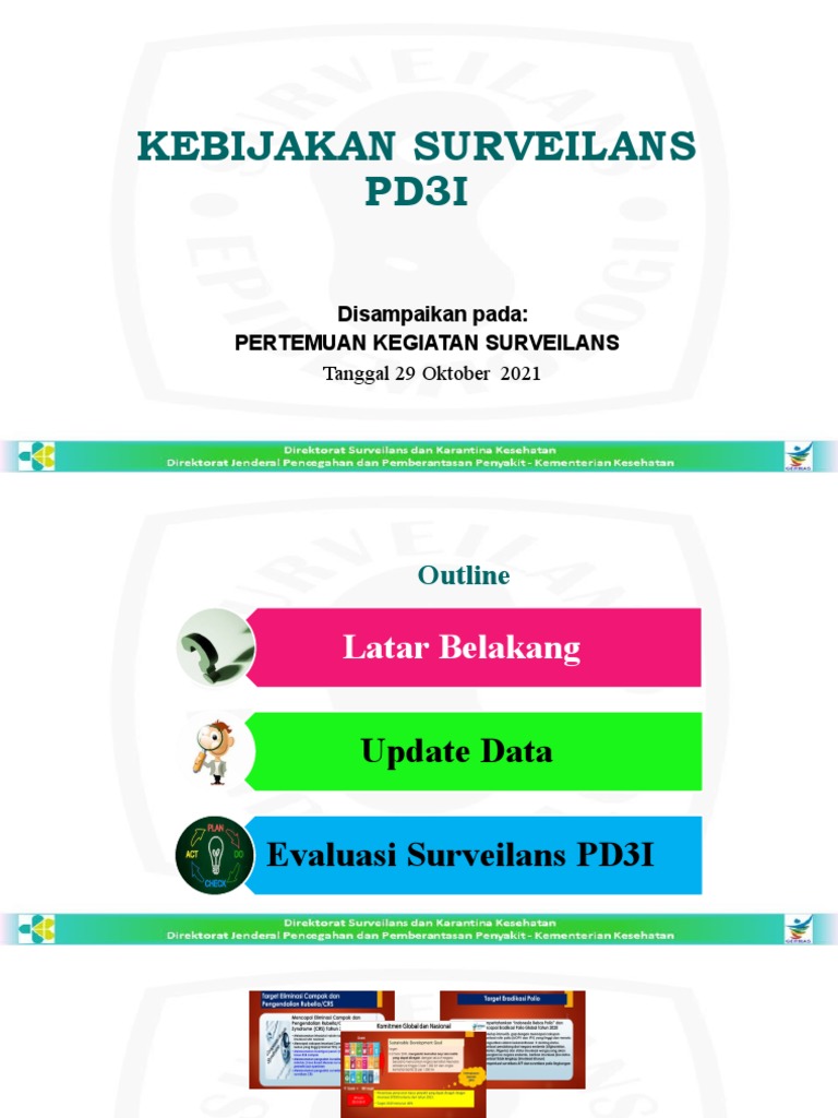 Kebijakan Surveilans PD3I - Jateng 2021 | PDF | Medicine | Vaccination