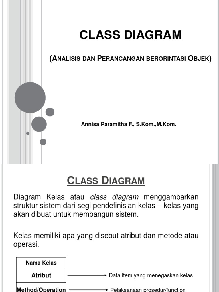 Diagram Kelas dalam OOP | PDF