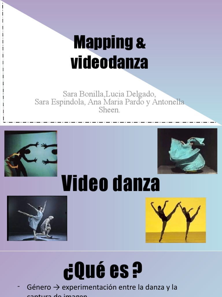 Mapping & Video Danza | PDF | Perspectiva (Gráfica) | Bailes