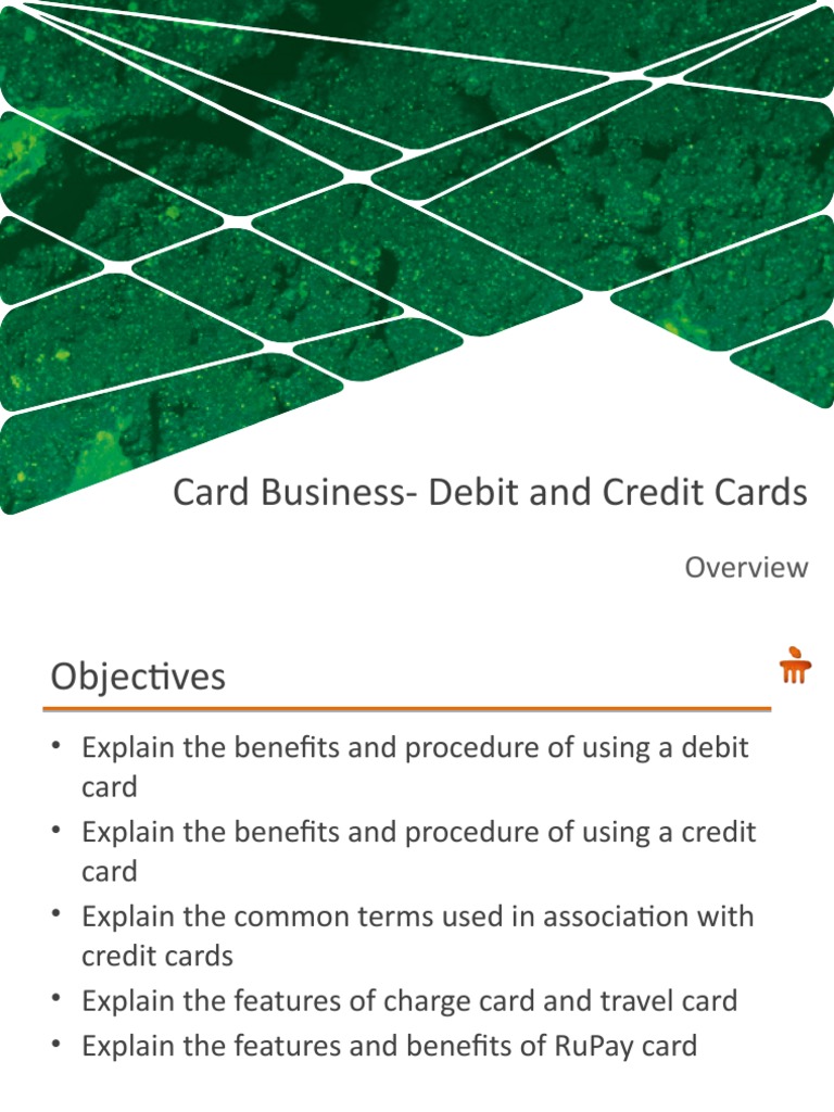 Understanding Debit and Credit Cards | PDF | Credit Card | Debit Card