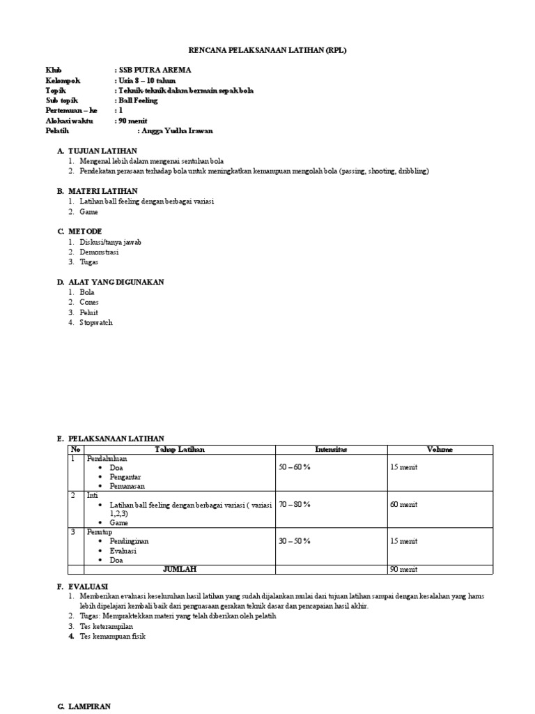 RPL #1 Ball Feeling | PDF