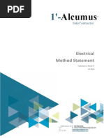 Method Statement For Cable Laying, Glanding and Termination | PDF ...