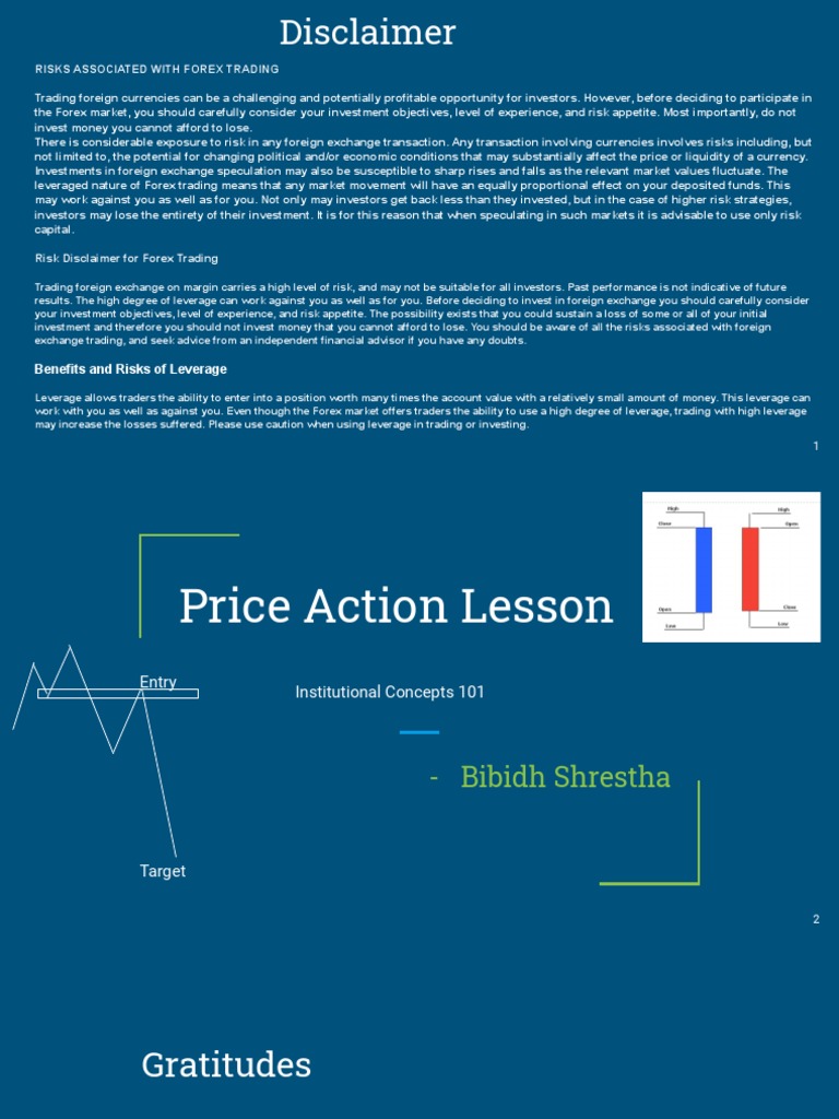 Risk Disclaimer for Forex Trading | PDF | Foreign Exchange Market ...