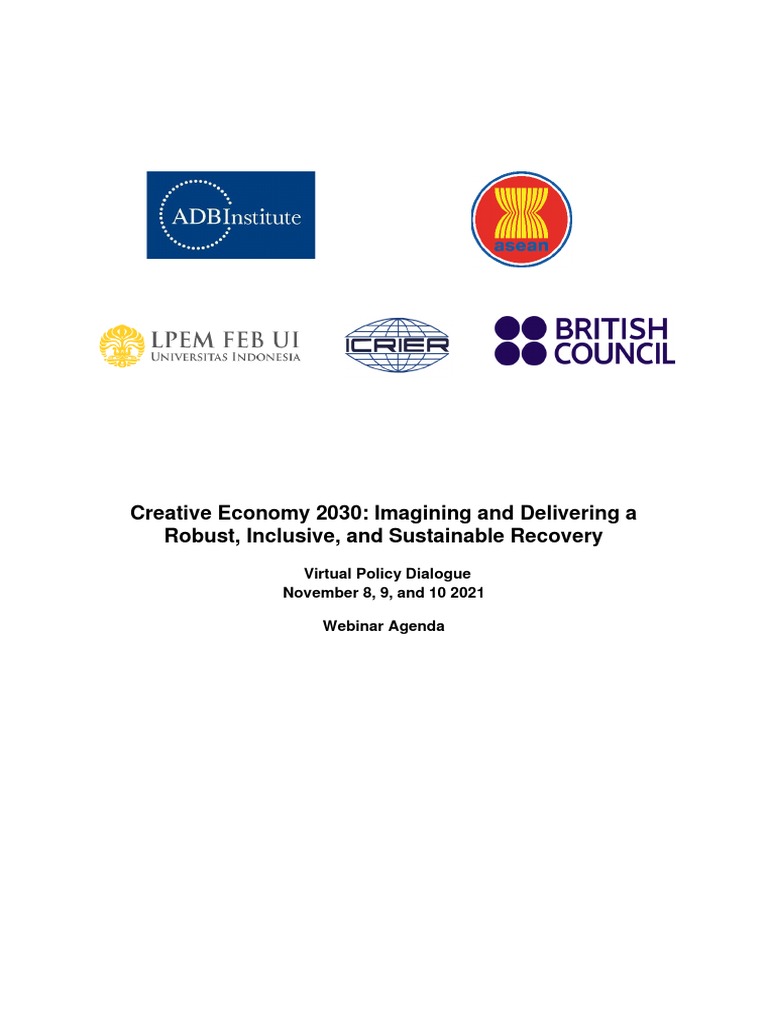 Creative Economy 2030 Imagining And Delivering A Robust Inclusive