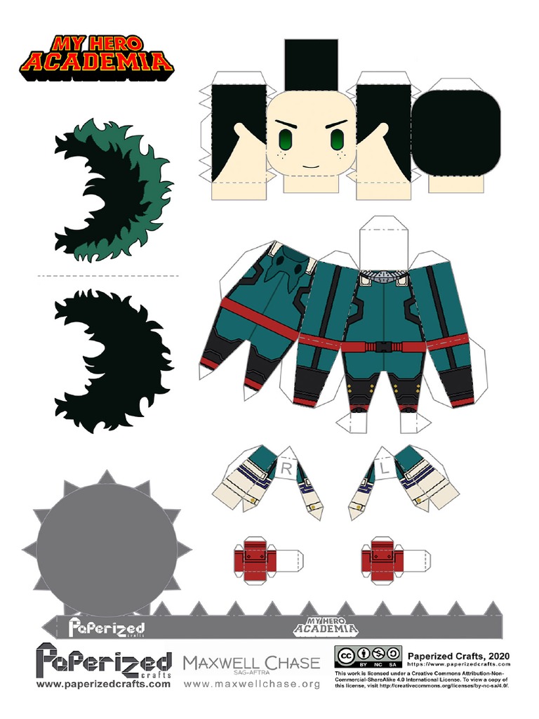 My Hero Academia - Deku Papercraft | PDF