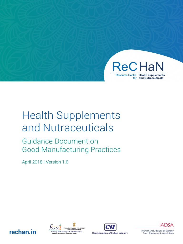GMP Health Supplements Nutraceuticals | PDF | Tablet (Pharmacy ...
