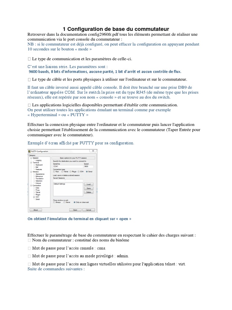 M2101 TP1 Element Correction | Download Free PDF | Architecture de réseau | Réseau informatique
