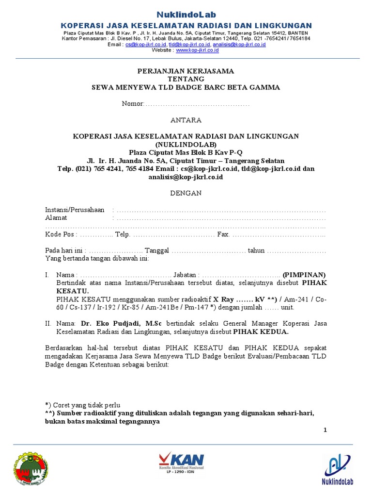 MoU Sewa TLD BARC 2021 1 1 | PDF