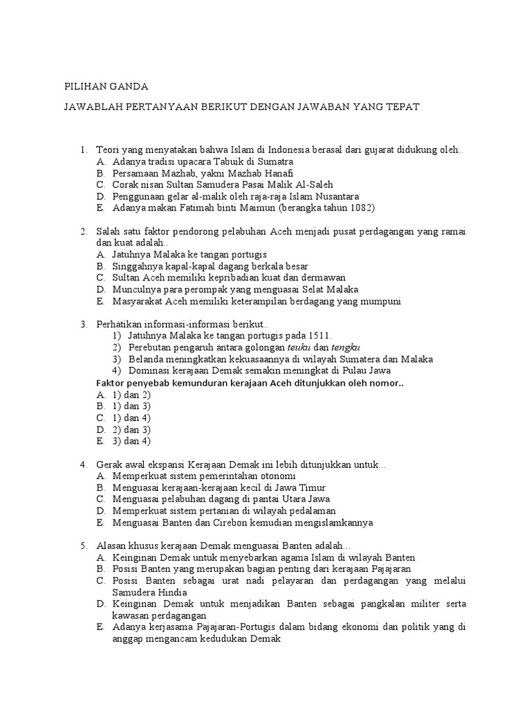 Soal Pas Pdf
