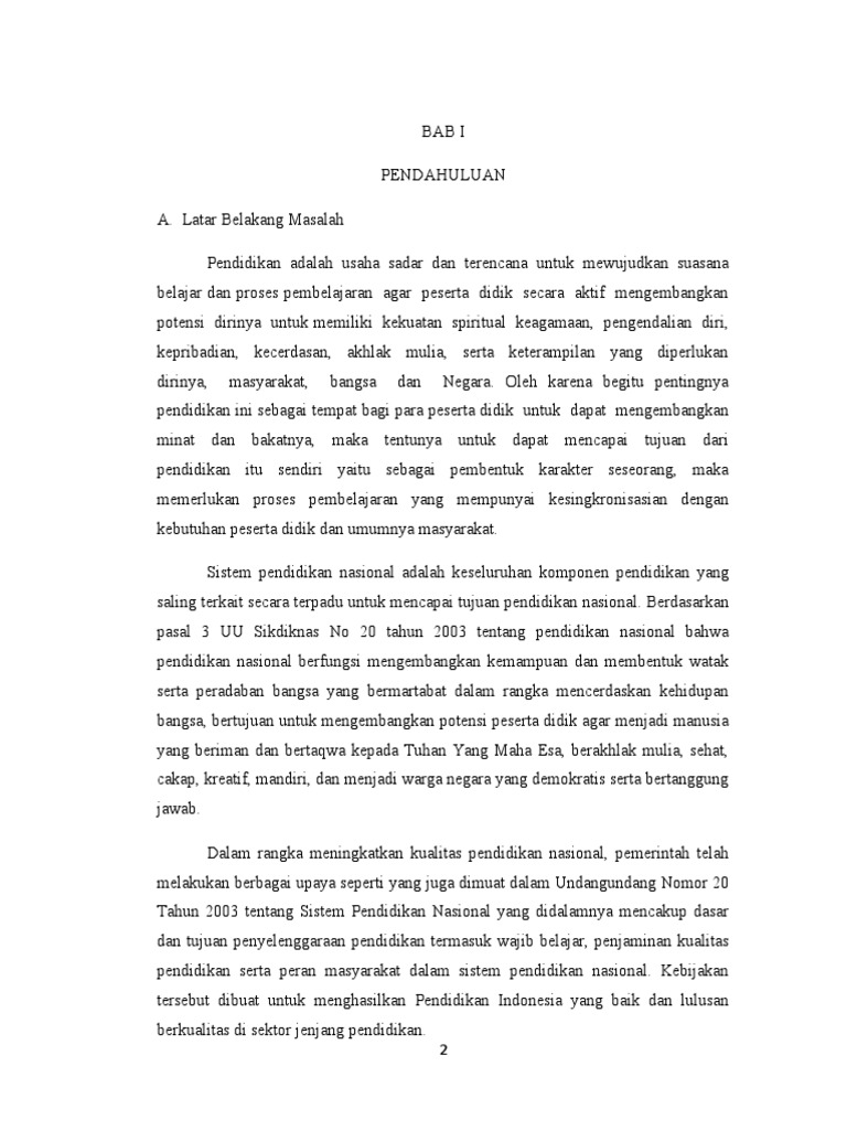 Mini Riset Perencanaan Sarana Dan Prasarana Pendidikan | PDF