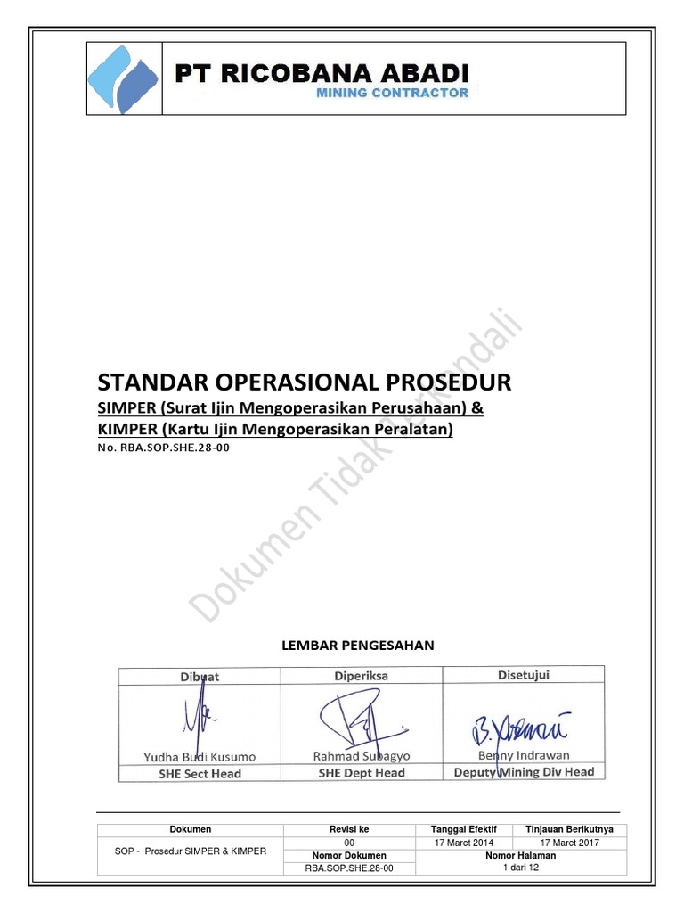 Rba - Sop.she.28-00 - Sop Simper & Kimper | PDF