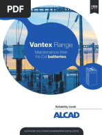 Battery Ni CD Alcad VTX | PDF | Battery (Electricity) | Rechargeable ...