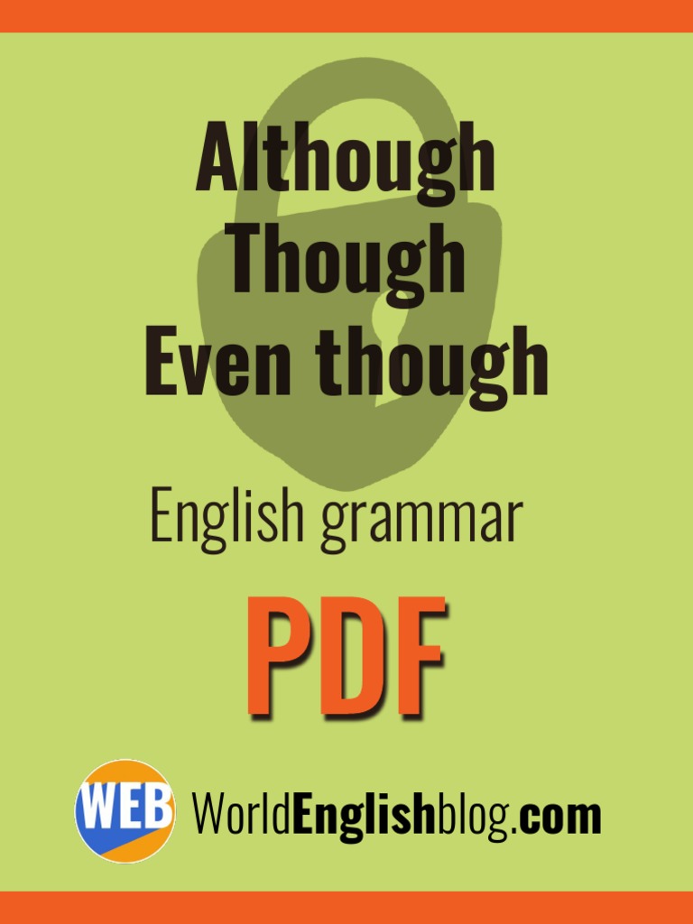 Although - Though - Even Though PDF 1 | Download Free PDF | English ...